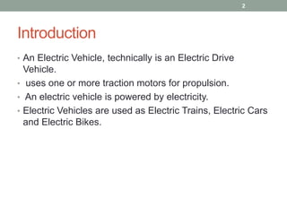 Electric vehicles | PPTX