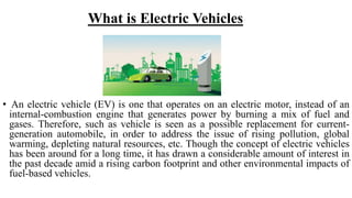 Electric vehicles | PPTX