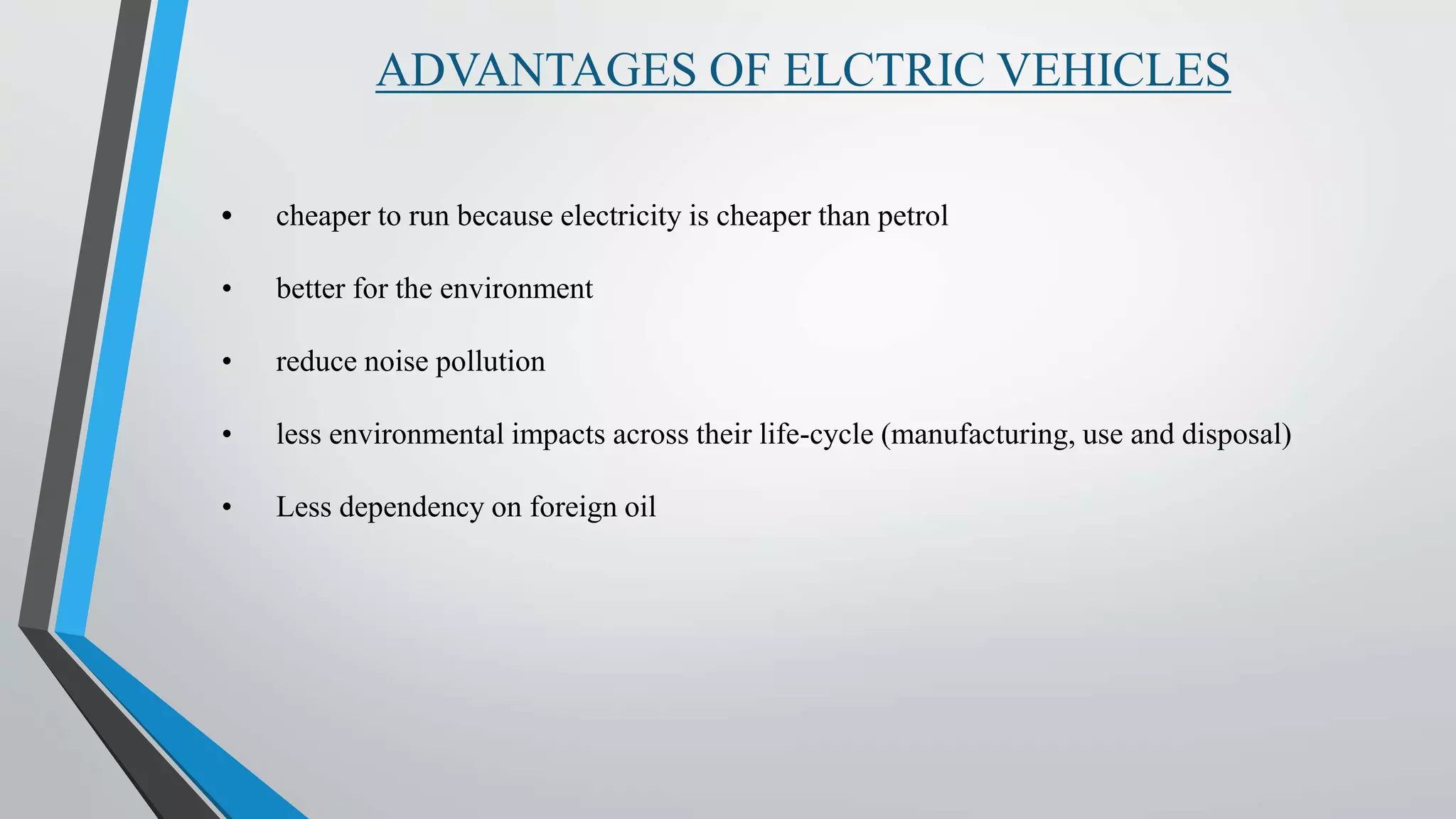 Electric vehicles | PPTX