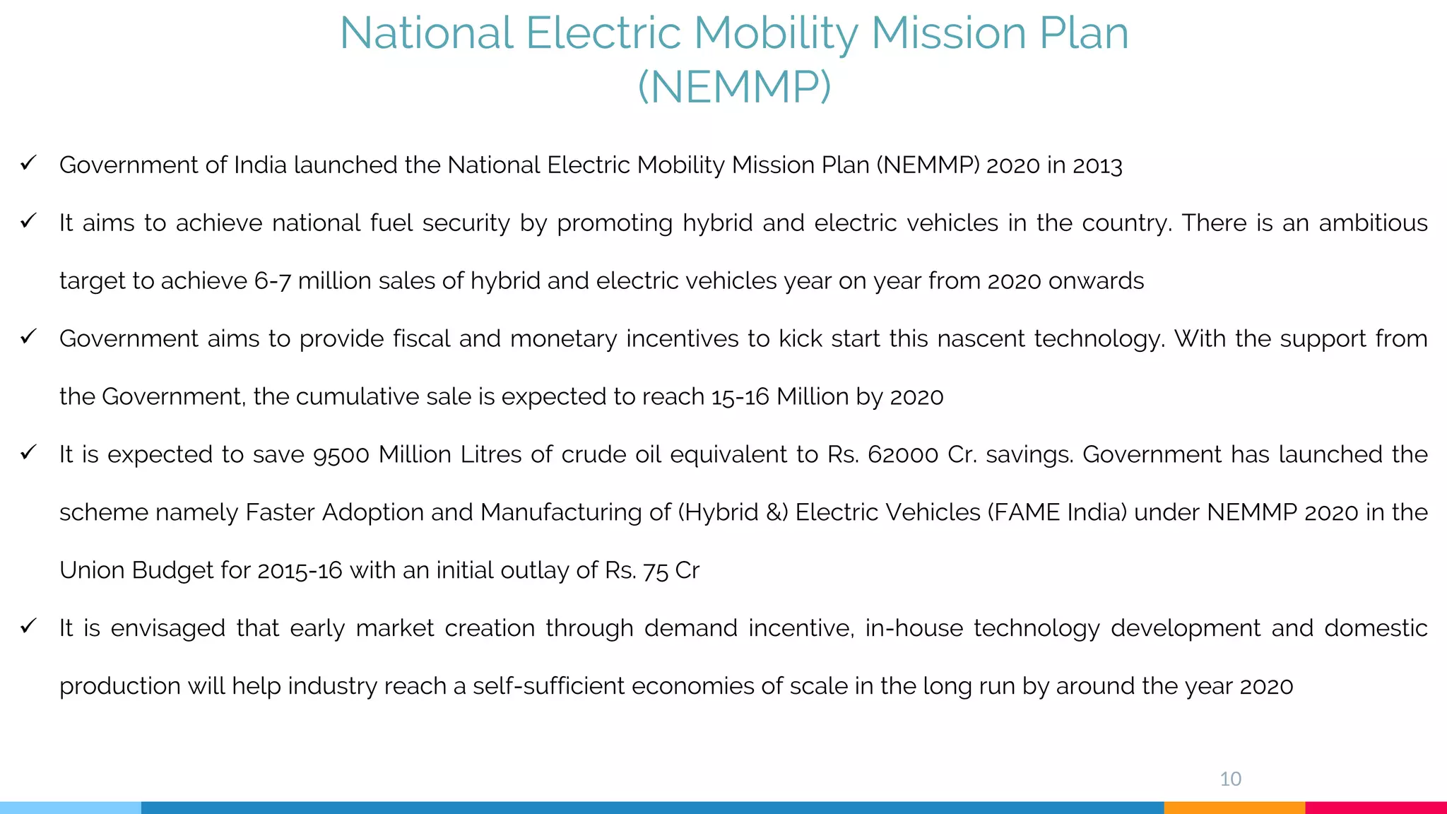 Electric vehicle scenario in india | PPTX