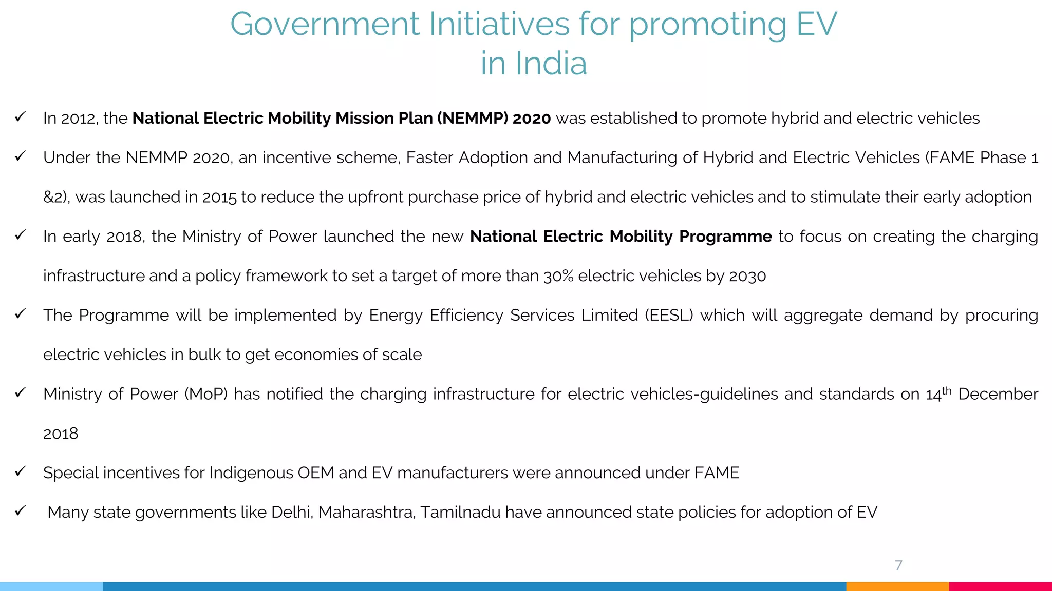 Electric vehicle scenario in india | PPTX