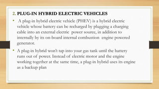 Electric vehicles ppt | PPTX