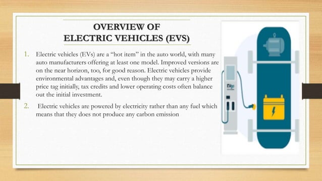 Electric vehicles ppt | PPTX | Automotive Industry | Industries