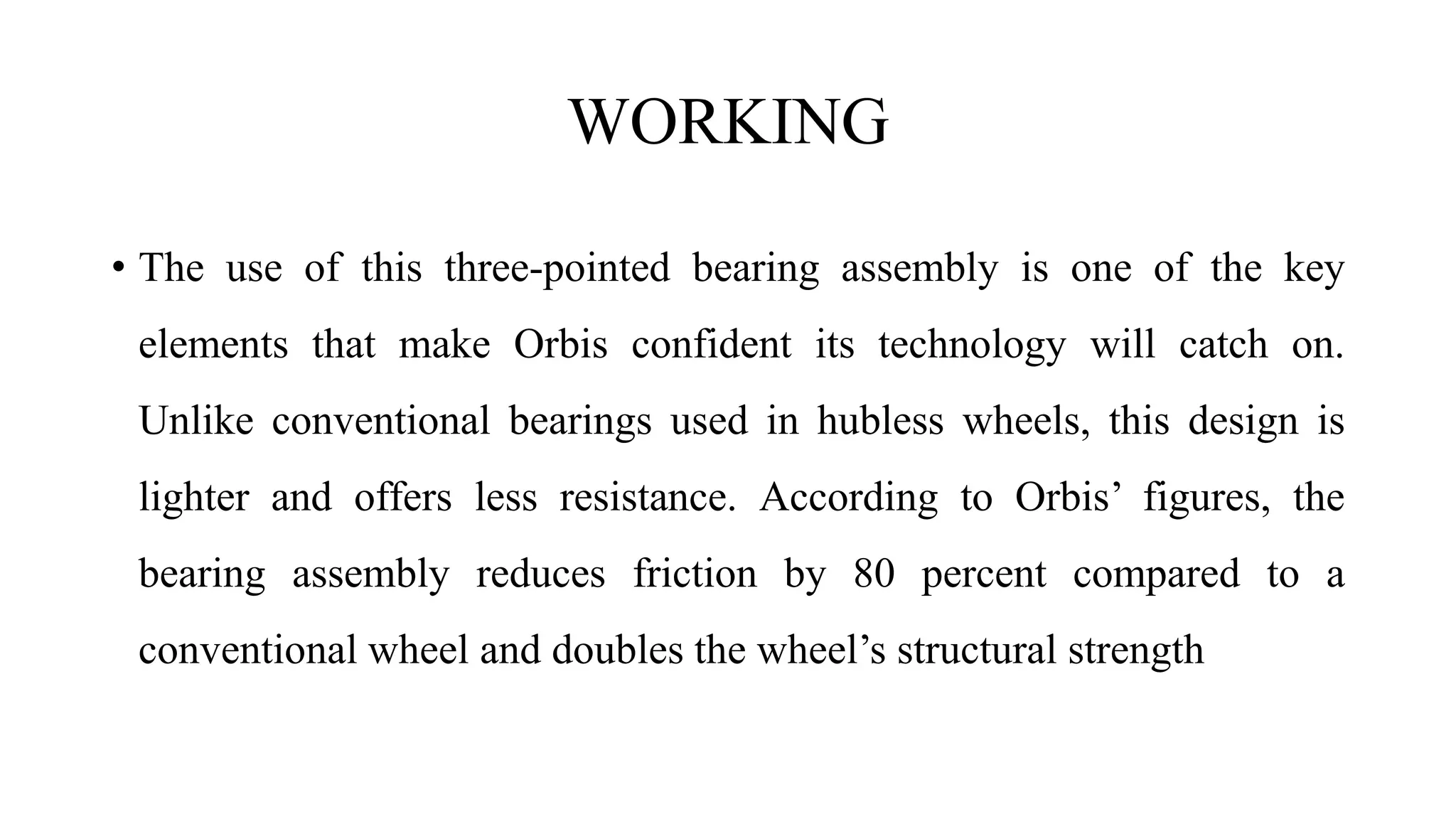 Electric wheel (orbis wheel) | PPTX