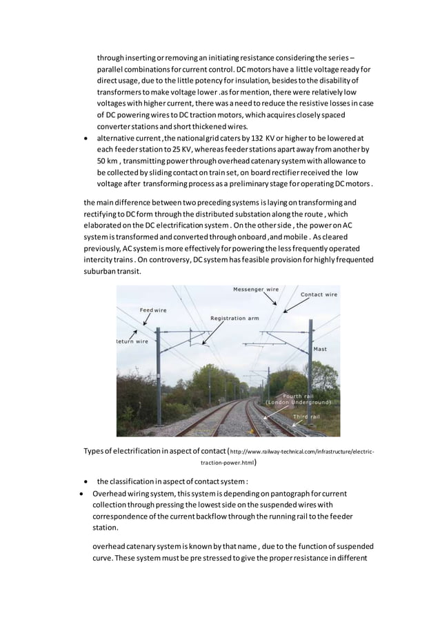 railway electrification | DOCX