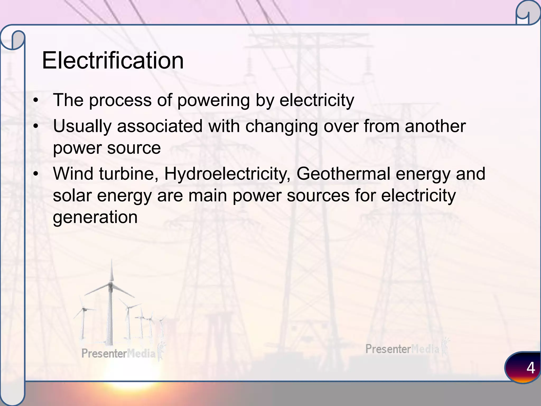 Electrification | PPTX