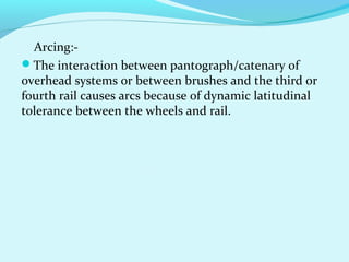 Electrification of railway, problems and types of solution | PPT