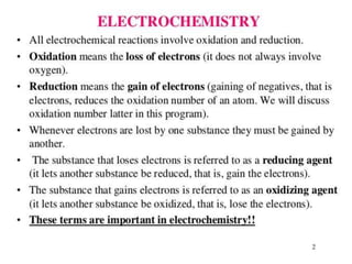 Electro chemistry | PPT