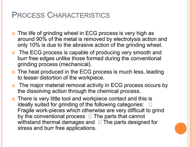 Electro chemical grinding | PPT
