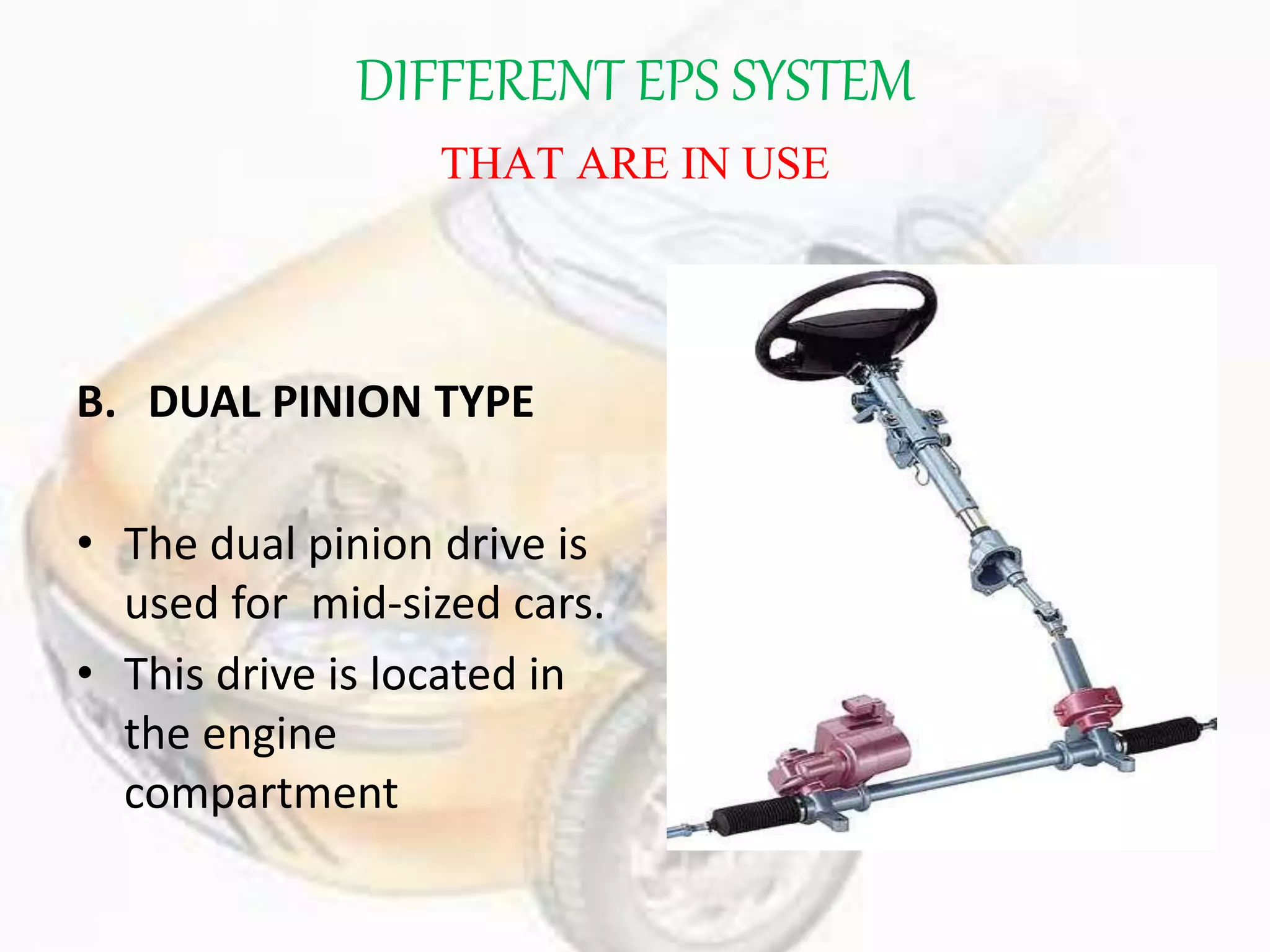 Electro mechanical steering system- most advance technology | PPTX ...