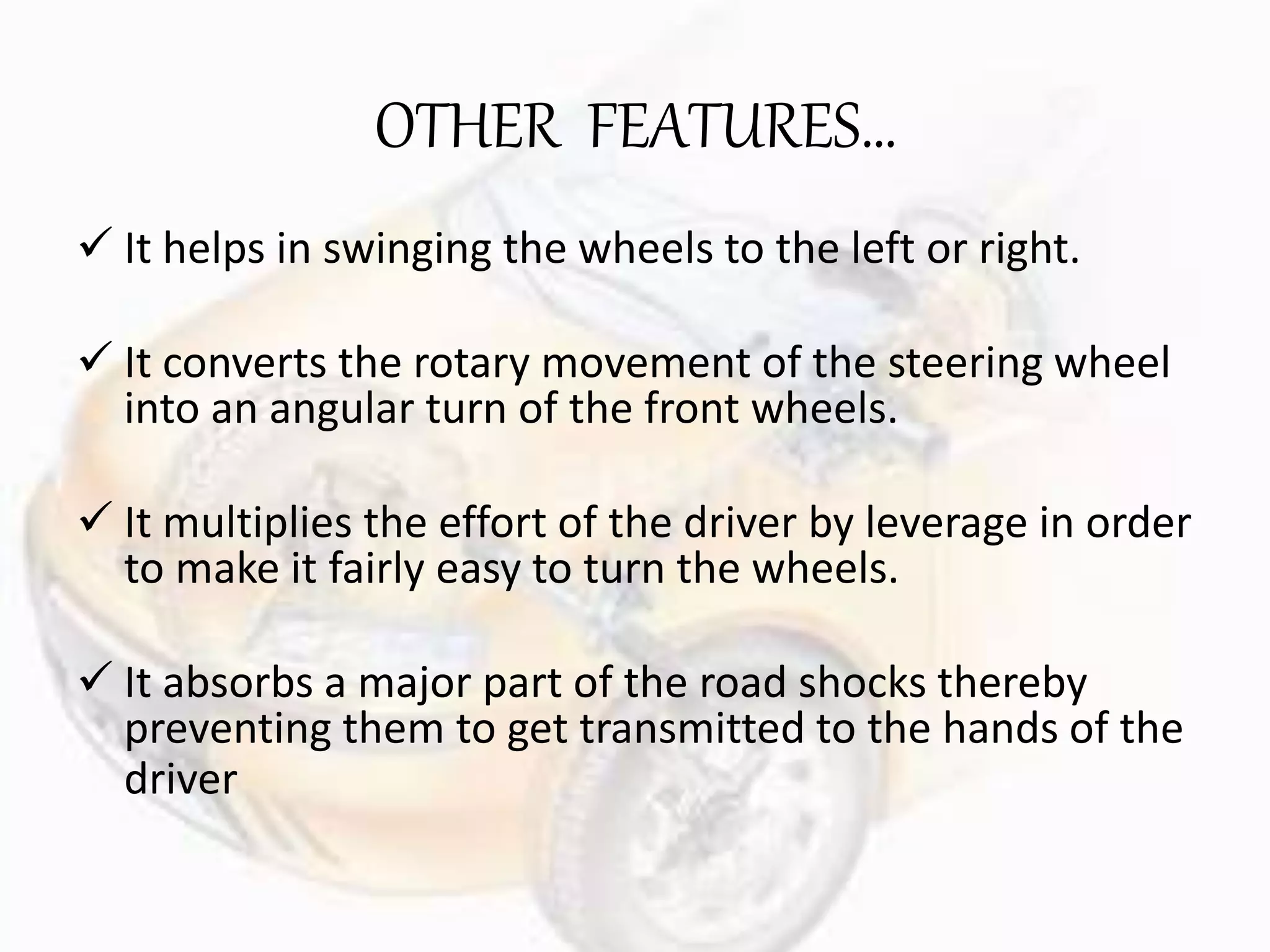 Electro mechanical steering system- most advance technology | PPTX ...
