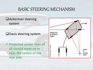 Electro mechanical steering system- most advance technology | PPTX