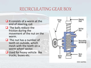 Electro mechanical steering system- most advance technology | PPTX