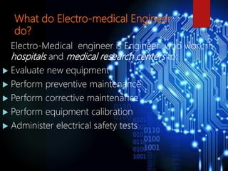 Electro medical engineering technology | PPT
