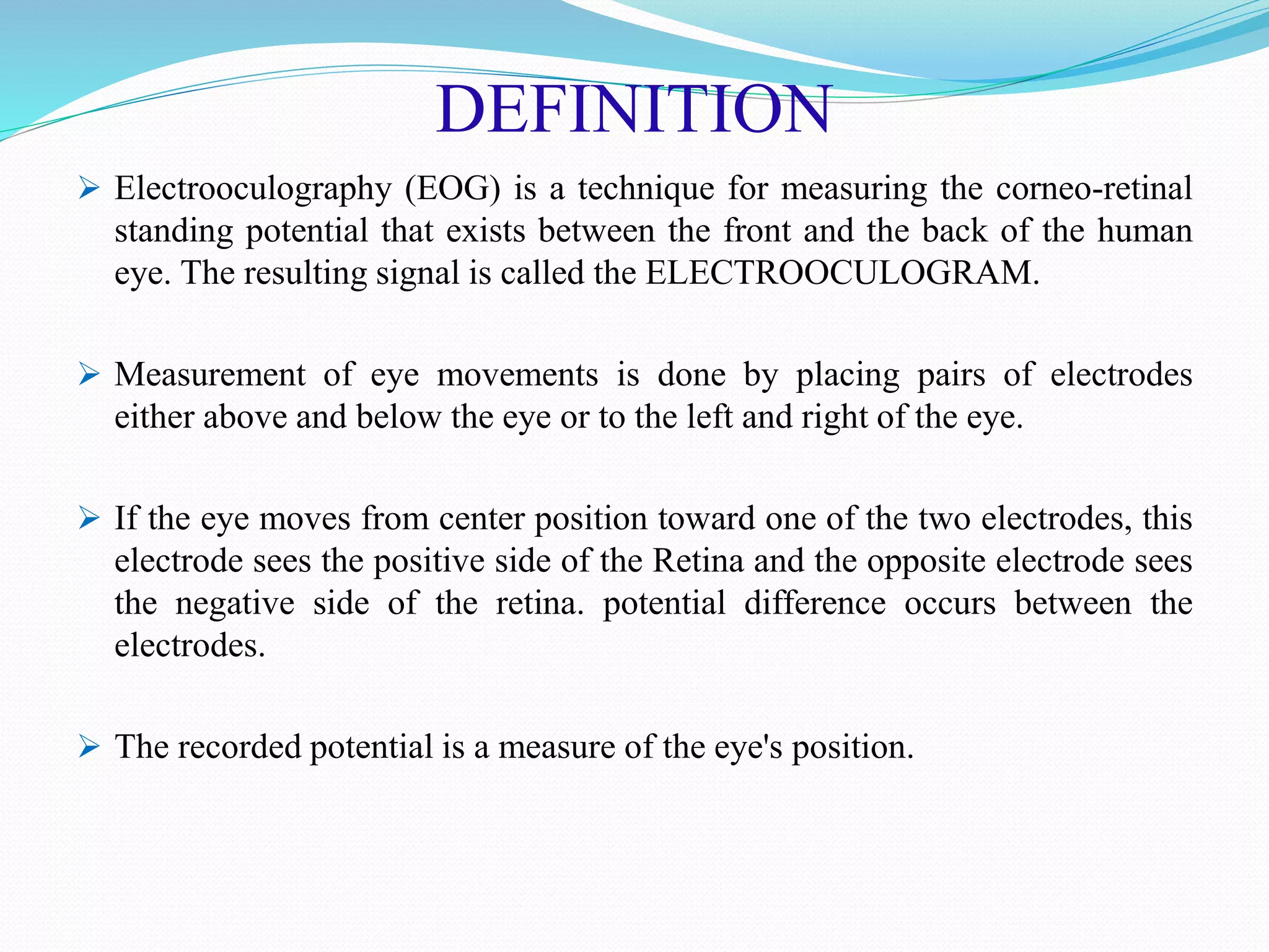 Electrooculography | PPTX