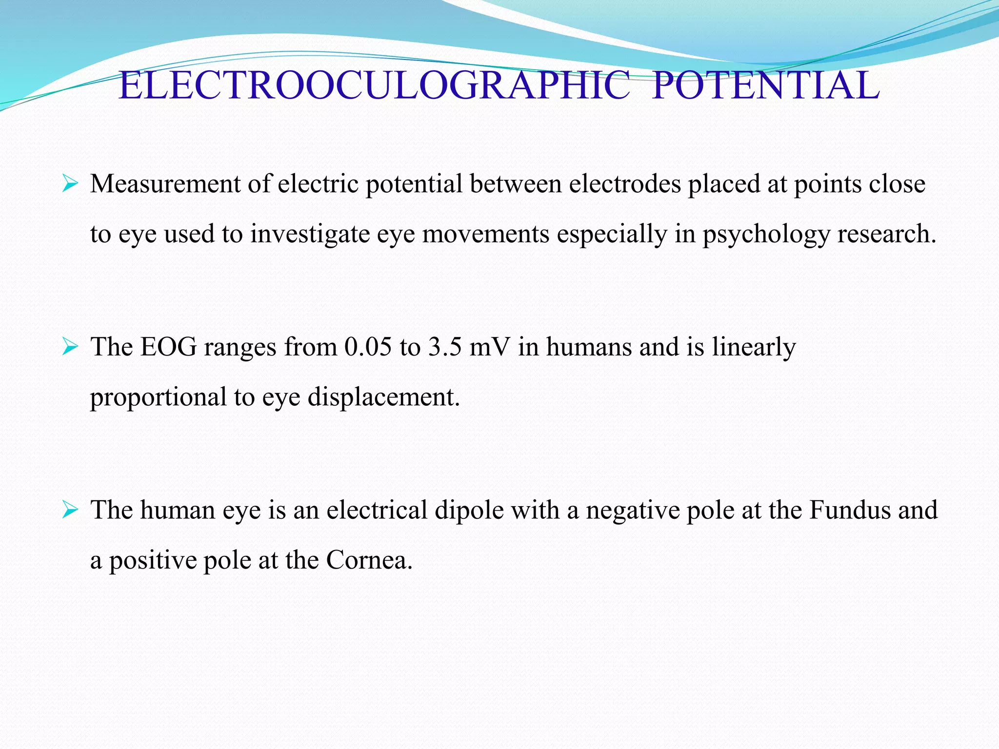 Electrooculography | PPTX