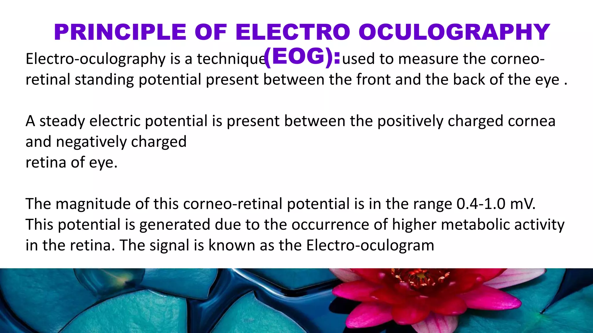 Electro oculography, EOG -a detailed medical information| all about EOG ...