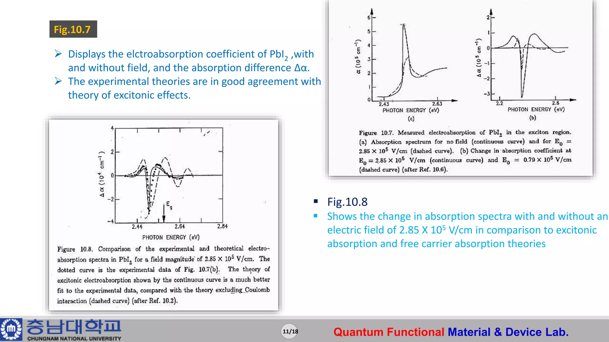 Electro optical properties of semiconductor optics | PPTX