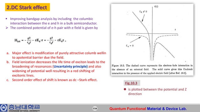 Electro optical properties of semiconductor optics | PPTX