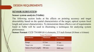 Electro optical tracking system | PPTX