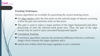 Electro optical tracking system | PPTX