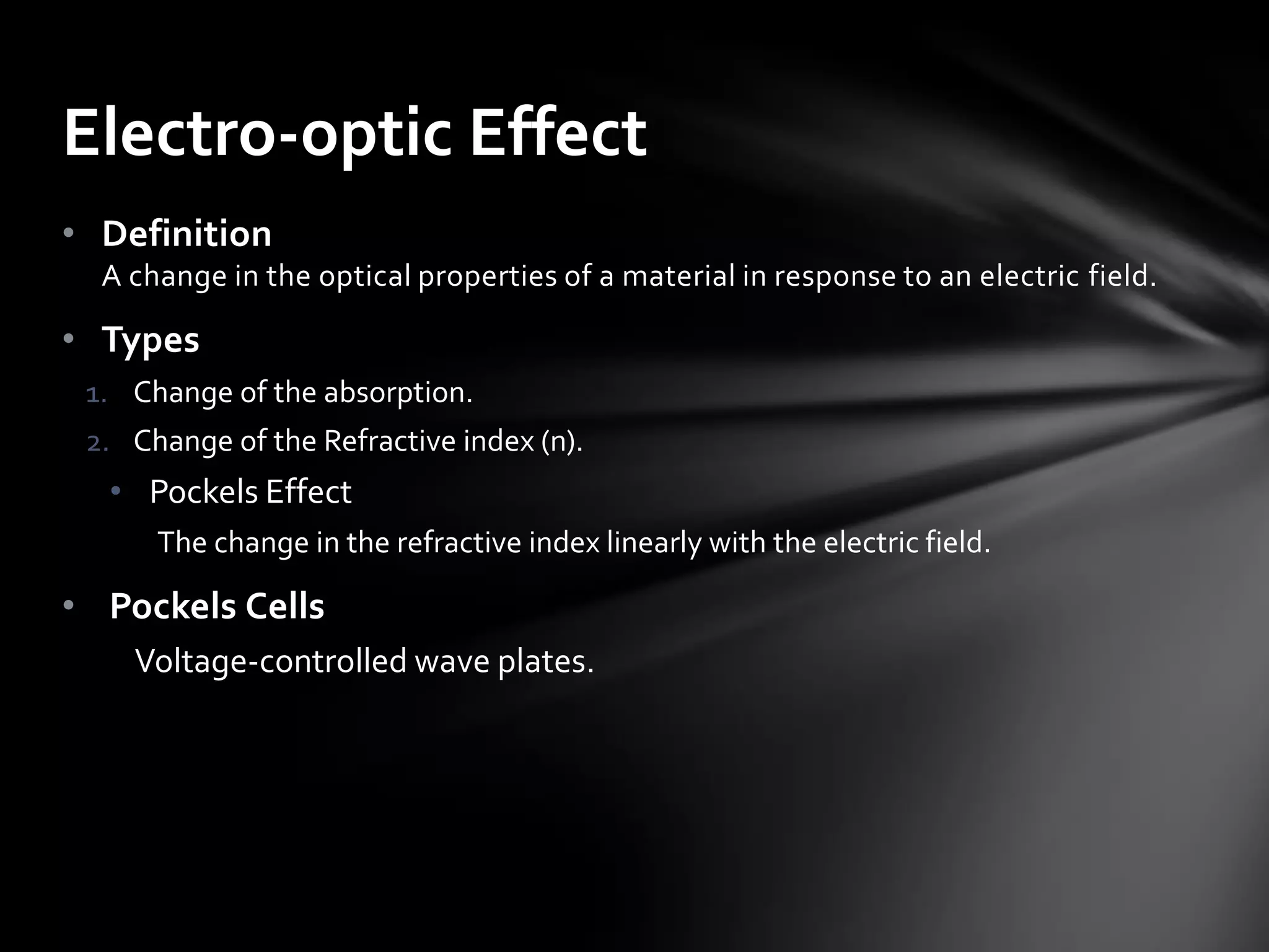 Electro-optic Modulator | PPTX