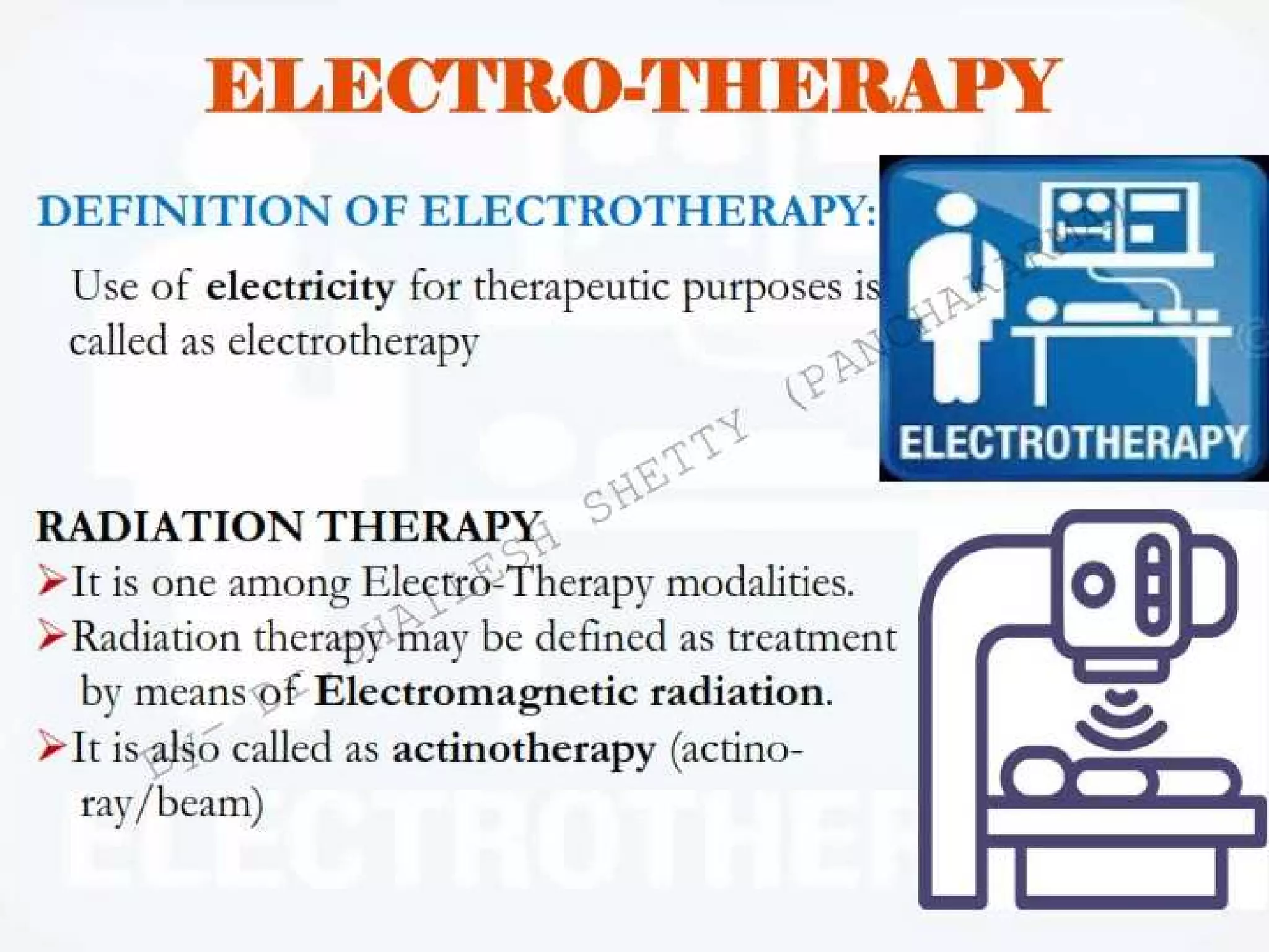Electro therapy & infrared | PPT