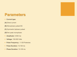 high voltage pulsating current | PPTX