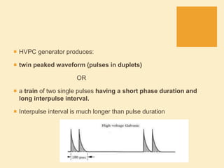 high voltage pulsating current | PPTX