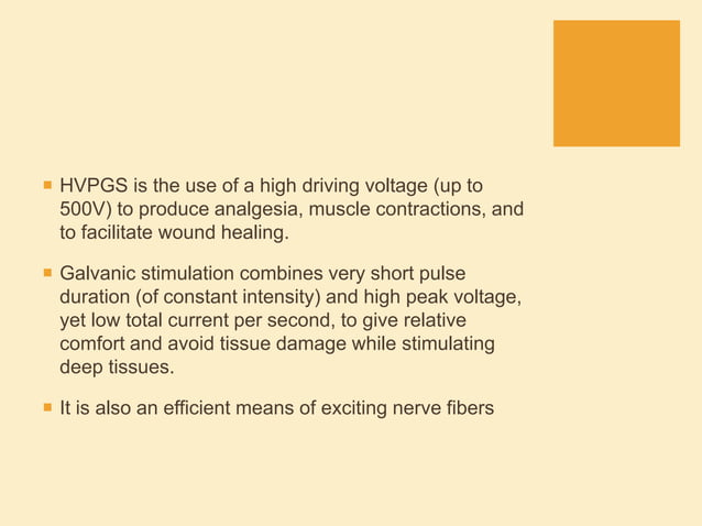 high voltage pulsating current | PPTX