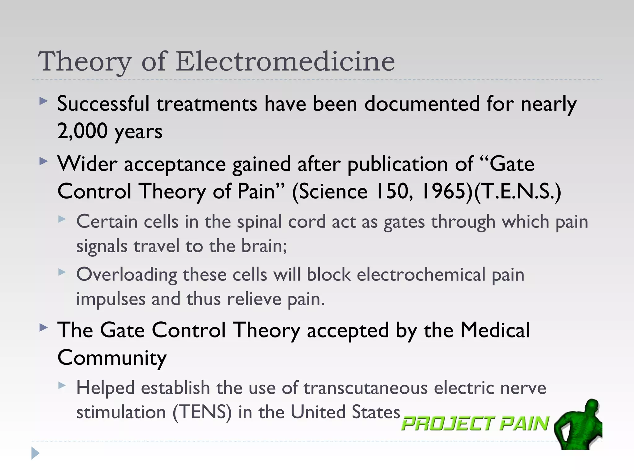 Electro analgesic introduction | PPT