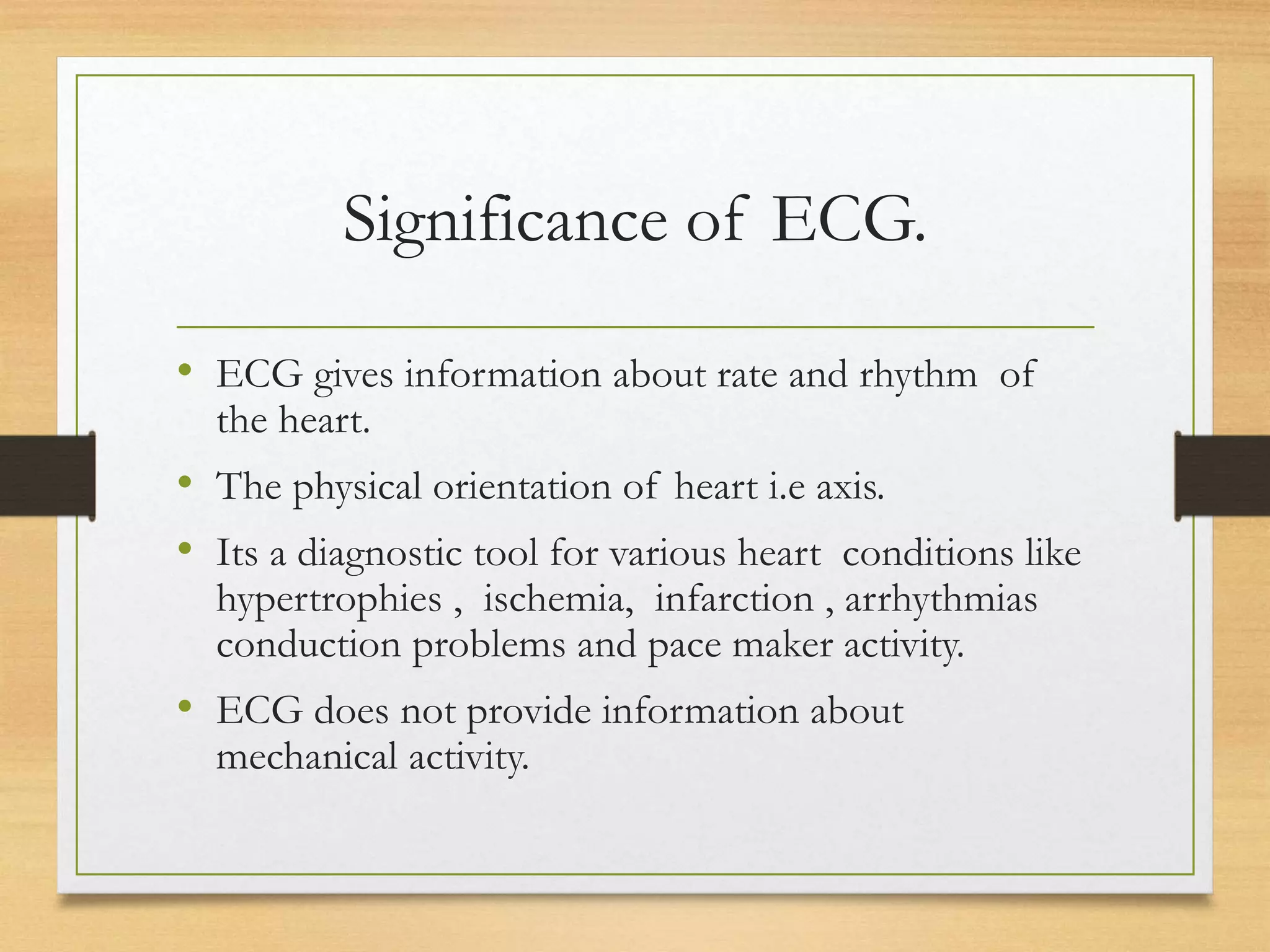 Electrocardiogram | PPTX