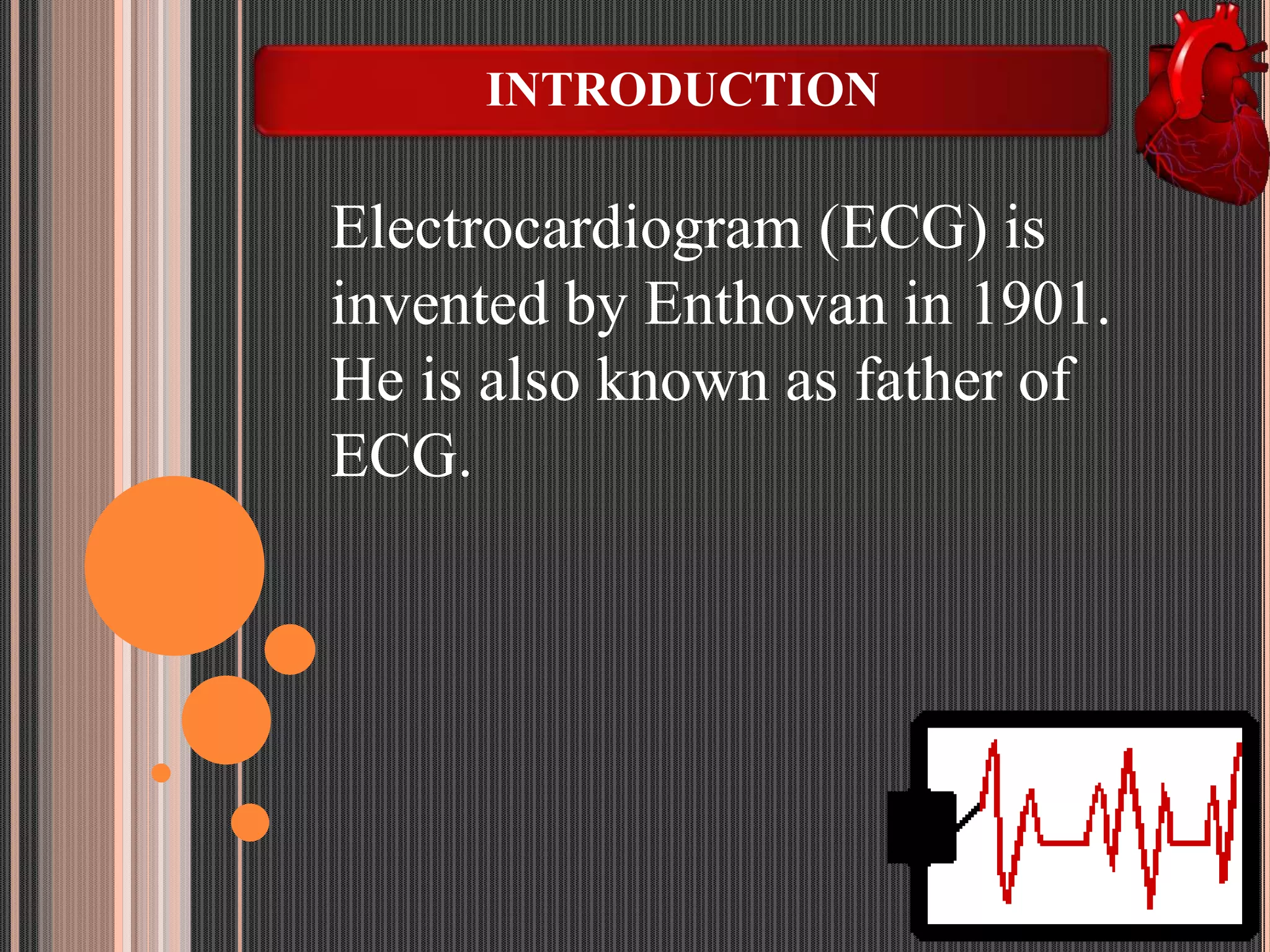 Electrocardiogram (ECG) / ECG interpretation | PPTX