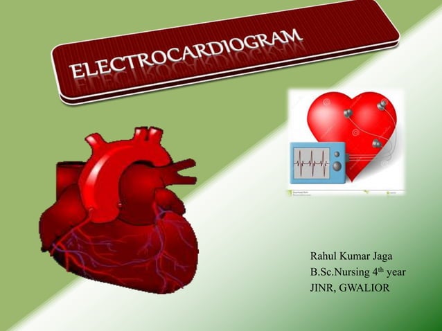 Electrocardiogram (ECG) / ECG interpretation | PPTX