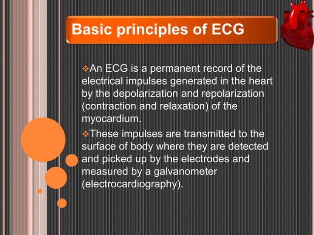 Electrocardiogram (ECG) / ECG interpretation | PPTX