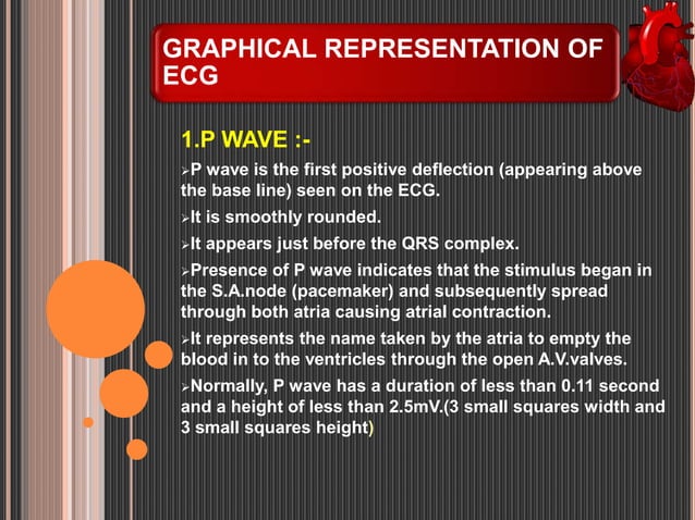 Electrocardiogram (ECG) / ECG interpretation | PPTX