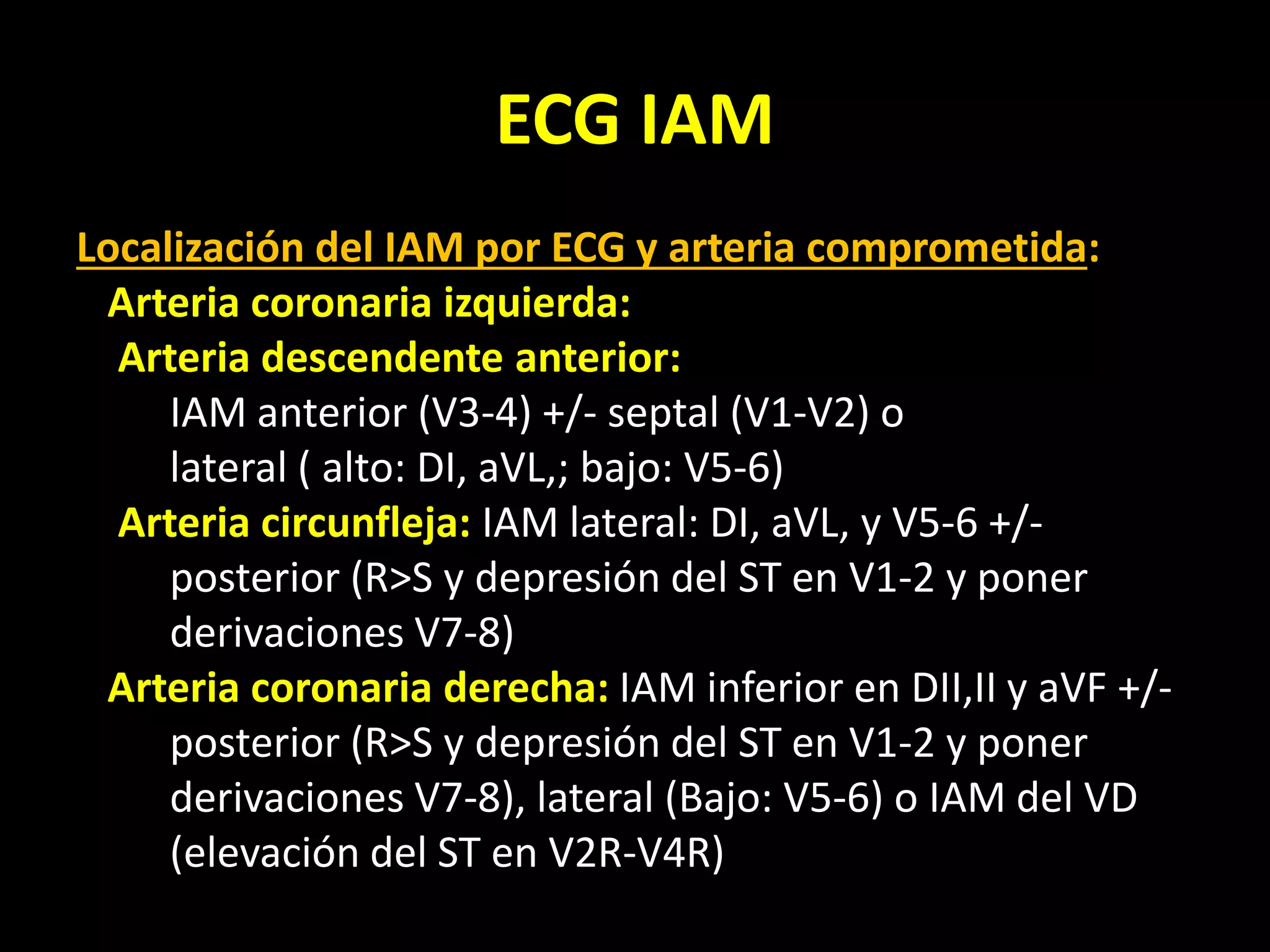 Electrocardiograma en IAM 2015 | PPT