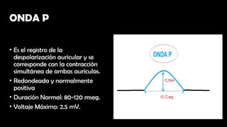 ELECTROCARDIOGRAMA NORMAL DIAPOSITIVAS ACADÉMICAS | PPTX
