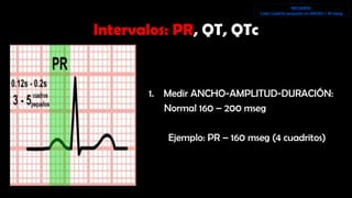 ELECTROCARDIOGRAMA NORMAL DIAPOSITIVAS ACADÉMICAS | PPTX