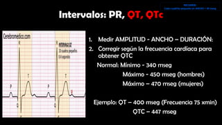ELECTROCARDIOGRAMA NORMAL DIAPOSITIVAS ACADÉMICAS | PPTX