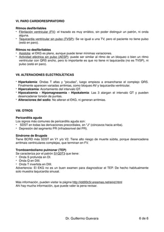 Electrocardiograma resumen final | PDF