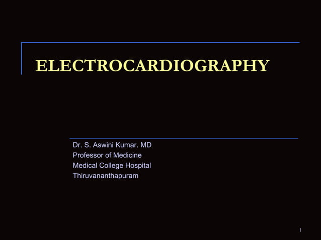 Electrocardiography for Students | PPT