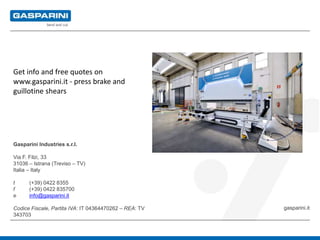 Electrochemical and chemical finishes of stainless steel - Gasparini ...