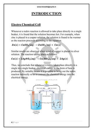 Electrochemical cell (P).pdf | Chemistry | Science