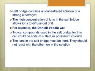 IB Chemistry SL Electrochemical cells | PPT