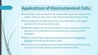 Electrochemical cells. | PPTX