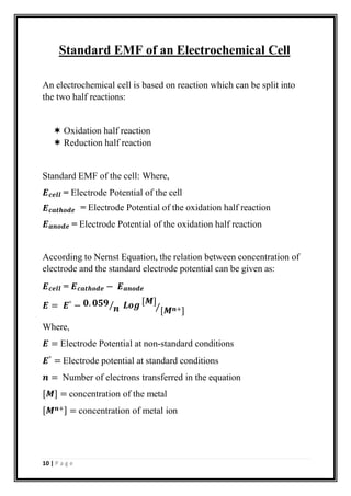 Electrochemical Cell sssssssssssssssssssshhsfd, | PDF