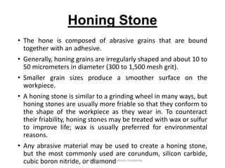 Electrochemical honing | PPTX