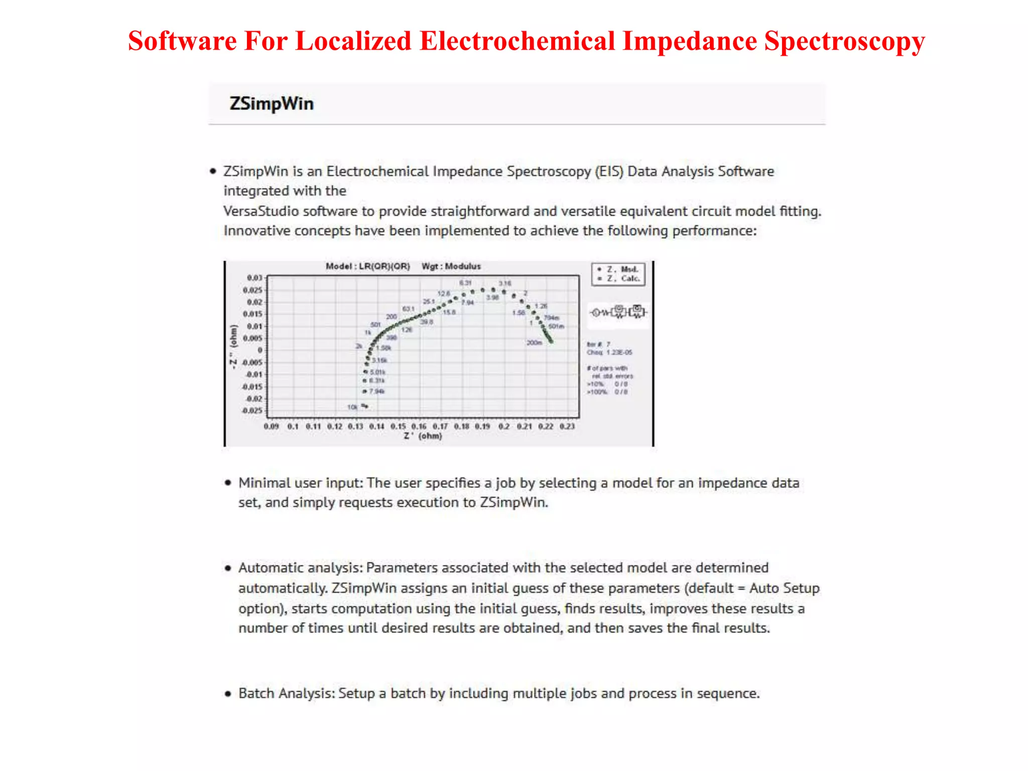 Electrochemical impedance spectroscopy | PPTX