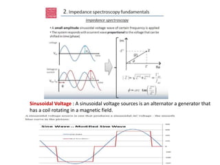 Electrochemical impedance spectroscopy | PPTX
